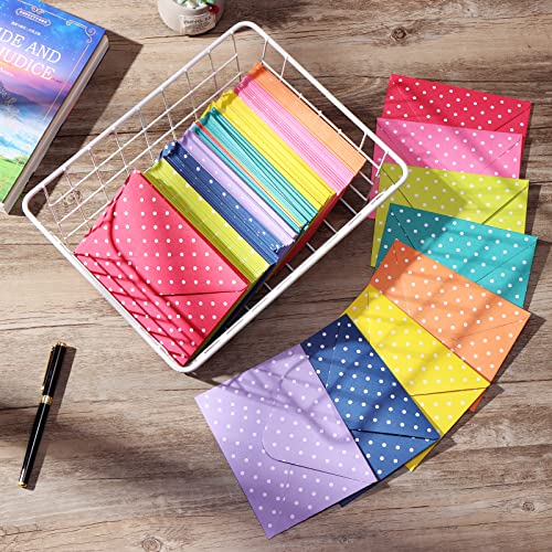 SUPHOUSE 120 Blank Cards, Blank Note Cards and Colored Envelopes, Thank You Greeting Cards with Envelopes, Stationary Supplies Bulk Birthday Cards Set