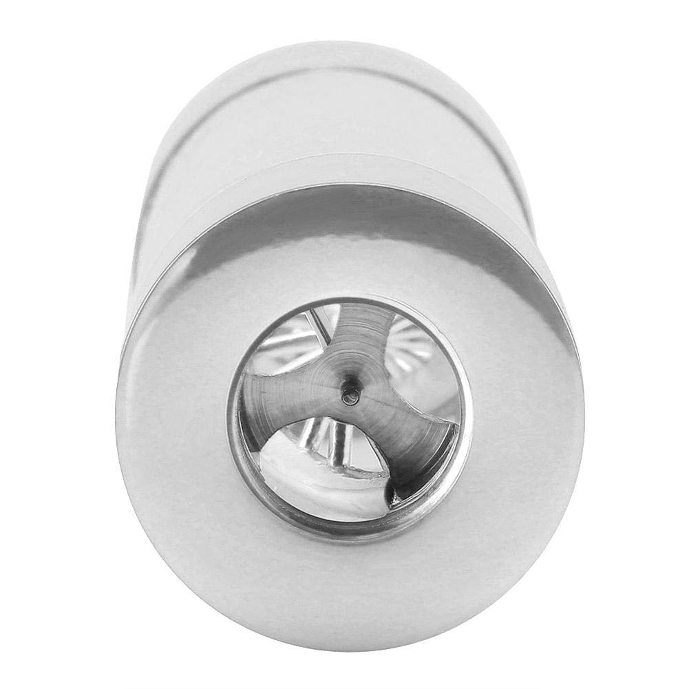Water Cooling Meter Indicator G1/4 Female Threaded Water Cooling System Replacement for PC Computer(Silver)