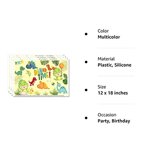 Disposable Stick-on Placemats for Baby& Kids, 40 Pack 12”x18” Waterproof Placemats, Restaurant Portable Table Mats for boy& Girl, Perfect for Dining, Playing Art