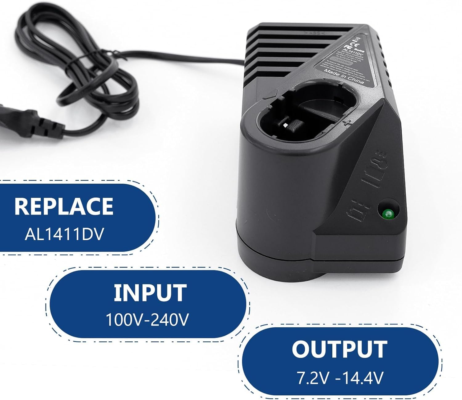 BH1218 Replacement for Bosch 7.2V -18V Ni-CD Ni-MH Battery Charger Battery BAT038/BAT048/BAT043/BAT045/BTA120/BAT181/ BAT025/BAT026/BAT160/BAT180/BAT189 Batteries
