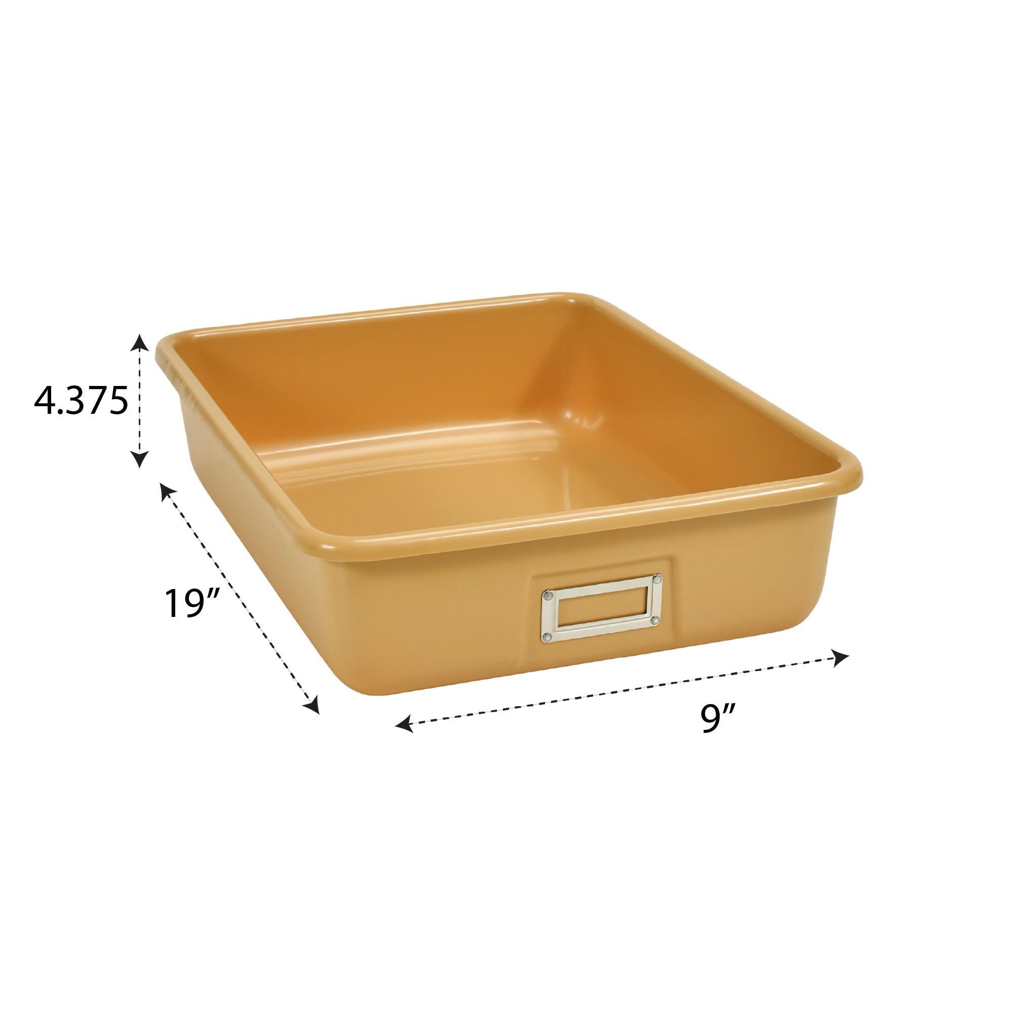 Diversified Spaces Replacement Fiberglass Storage Tote Tray, Designed for Diversified Spaces Tool Storage Cabinets, 9"W x 19"D x 4.375"H