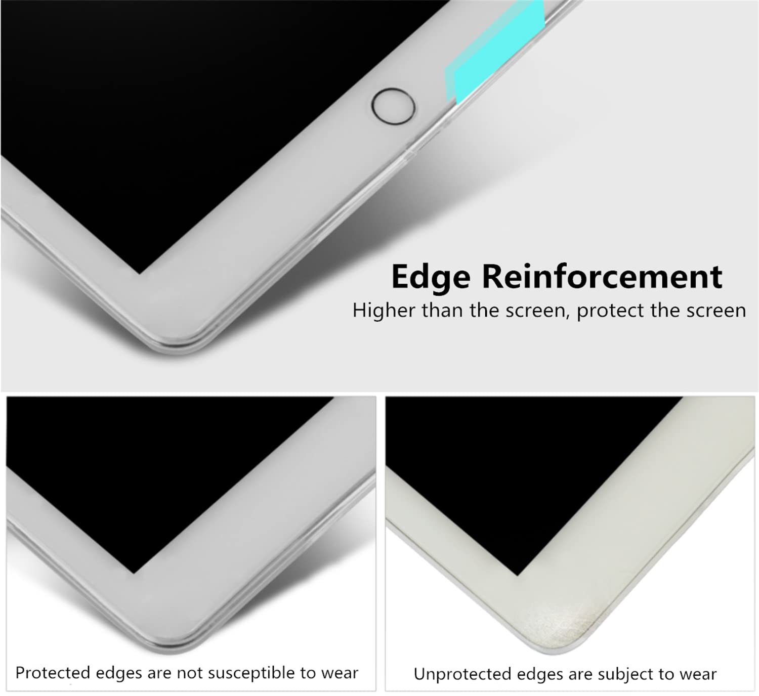 iCoverCase for iPad Mini 4 Case, Ultra-Thin Silicone Back Cover Clear Plain Soft TPU Gel Rubber Skin Case Protective Shell for iPad Mini 4 7.9" (Clear)