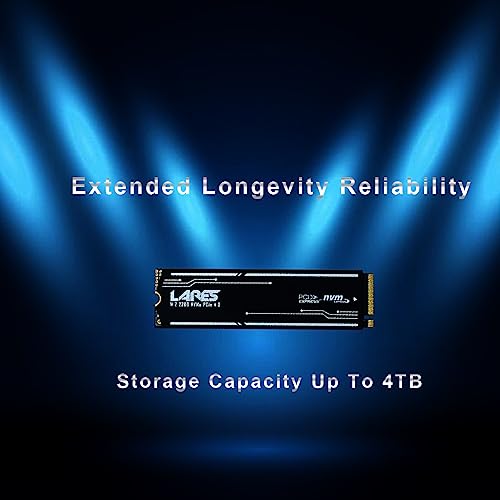 LEVEN JPS850 2TB PCIe Gen4 Speed up to 7,200MB/s 3D NAND NVMe M.2 SSD, Perfectly Compatible with PS5, High Endurance with Thermal Pad and Heat Sink