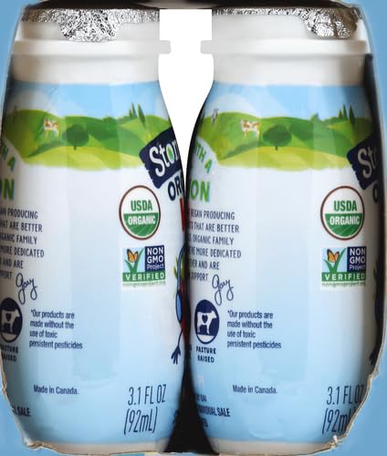 Stonyfield Organic Lowfat Yogurt Smoothies, Strawberry, 3.1 oz., 12 Ct - #1 Organic Kids Yogurt, Real Fruit & Wholesome Ingredients, 12 count (pack of 1)
