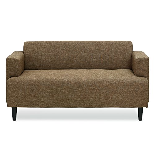 Furinno Simply Home Modern Fabric Sofa Bed, Brown