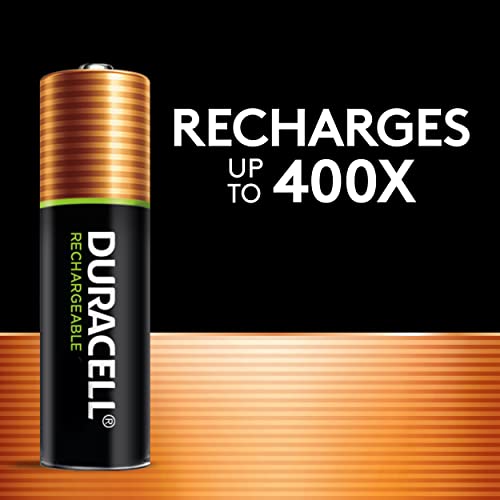 Duracell Rechargeable AAA Batteries, 6 Count (Pack of 1) Triple A Battery for Long-lasting Power, All-Purpose Pre-Charged Battery for Household and Business Devices