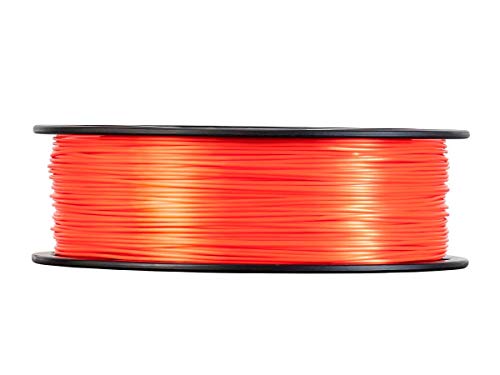 Monoprice Hi-Gloss 3D Printer Filament PLA 1.75mm - 1kg/Spool - Orange, Works with All PLA Compatible 3D Printers