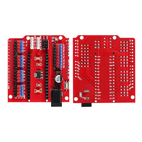8Pcs Nano I/O Expansion Sensor Shield IO Prototype Nano Controller Board I2C PWM Interface 3.3V Compatible with Arduino