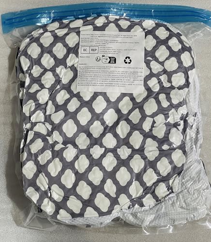 Infant Car Seat Insert, G-Tree Cotton Baby Stroller Liner Head and Body Support Pillow, Infant Seat Pad Carseat Neck Support Cushion for Toddler (Cloud)
