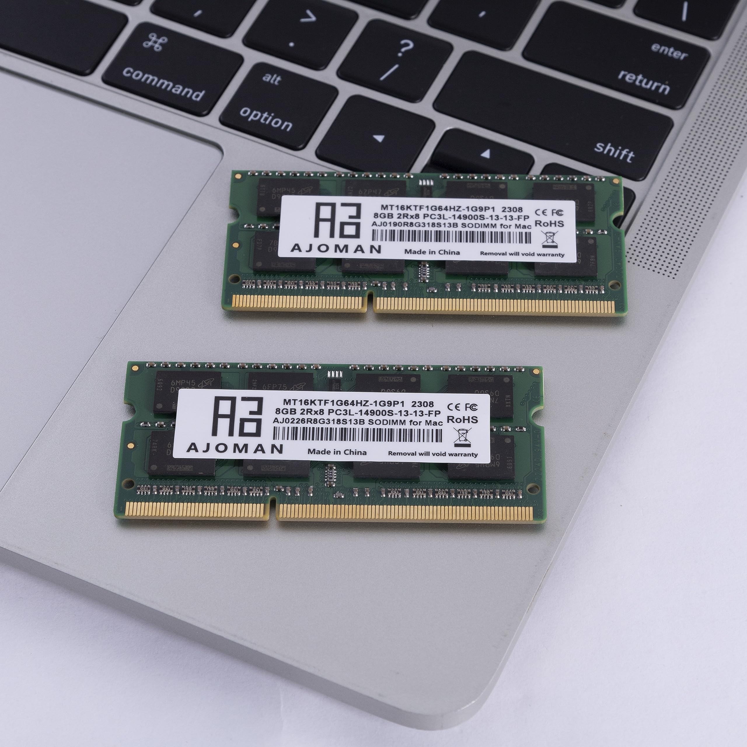 AJOMAN 8GB PC3L-12800S DDR3L 1600MHz Laptop Ram Non-ECC Unbuffered 1.35V DDR3 SODIMM CL11 2Rx8 Dual Rank Notebook Memory
