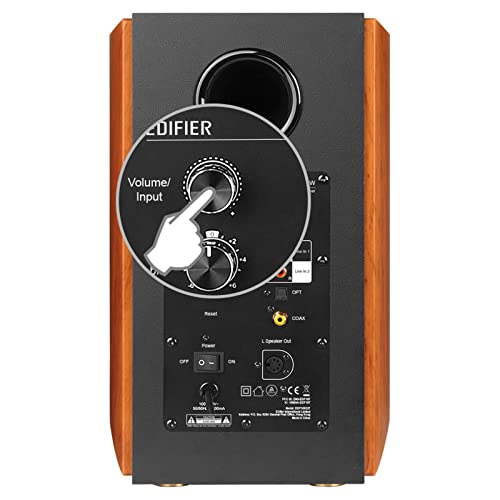 Edifier S1000W Wi-Fi Audiophile Active Bookshelf 2.0 Speakers, 120W RMS Wireless HiFi Bluetooth Sound System Works with Alexa, Optical/RCA x 2 Coaxial, Supports AirPlay 2, Spotify Tidal Connect WiFi