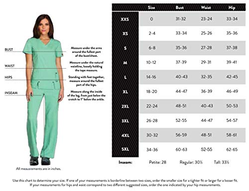 Dickies womens Button Front medical scrubs dresses, White, Large US