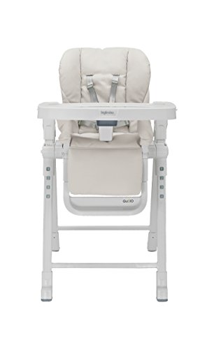 Inglesina Gusto Folding Convertible High Chair For Baby & Toddler Chair With Removable Tray, Cream