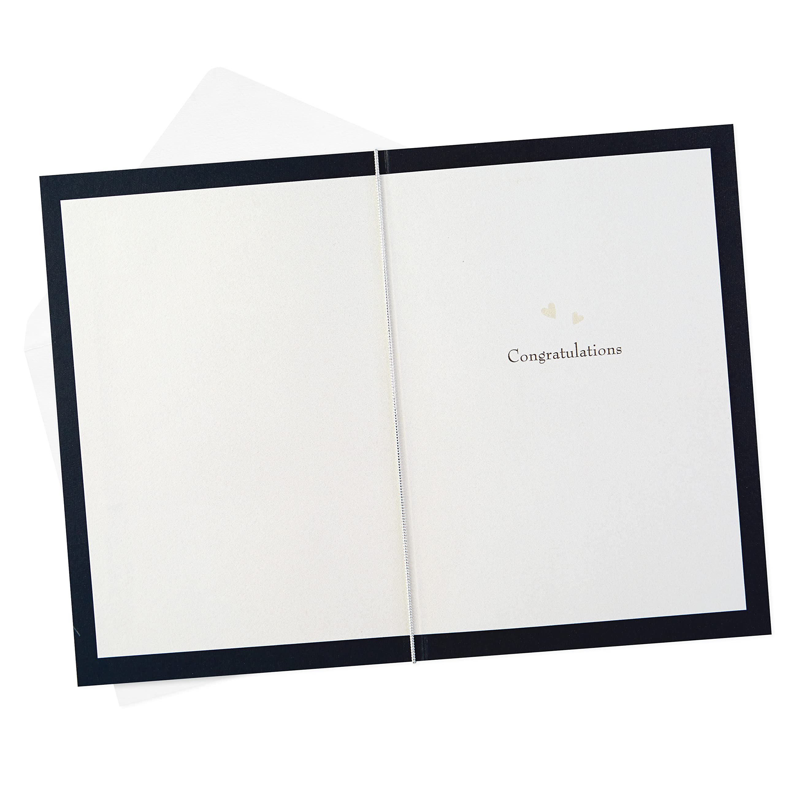 Hallmark Wedding Card, Bridal Shower Card, Engagement Card (Champagne Flutes)