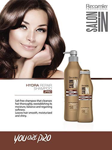 RECAMIER 34028 Professional Salon In Residue and Salt Free Antidandruff Brightening Argan Oil Shampoo