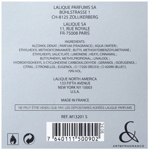 Encre Noire Sport Lalique EDT Spray 3.3 oz Men