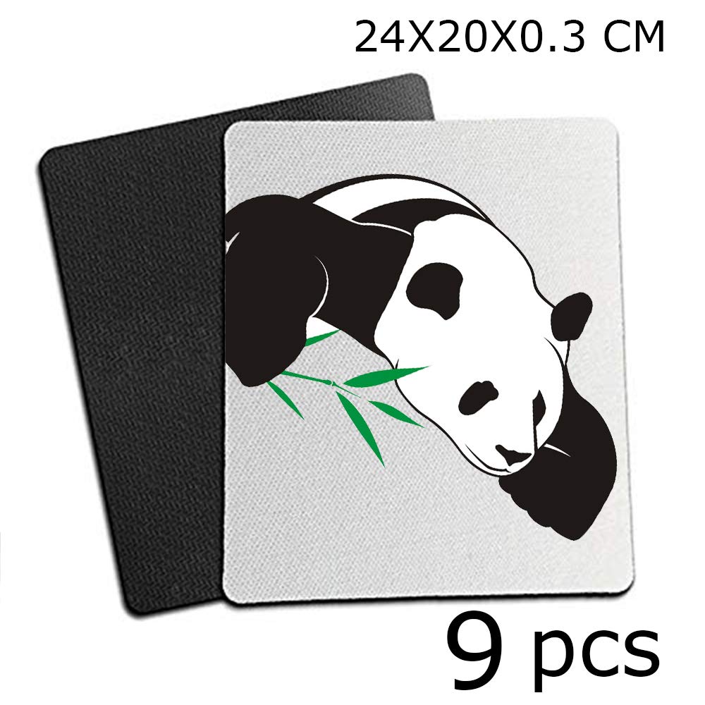 9 PCS Blank Mouse Pad for Sublimation Transfer Heat Press Printing Crafts 240X200X3mm