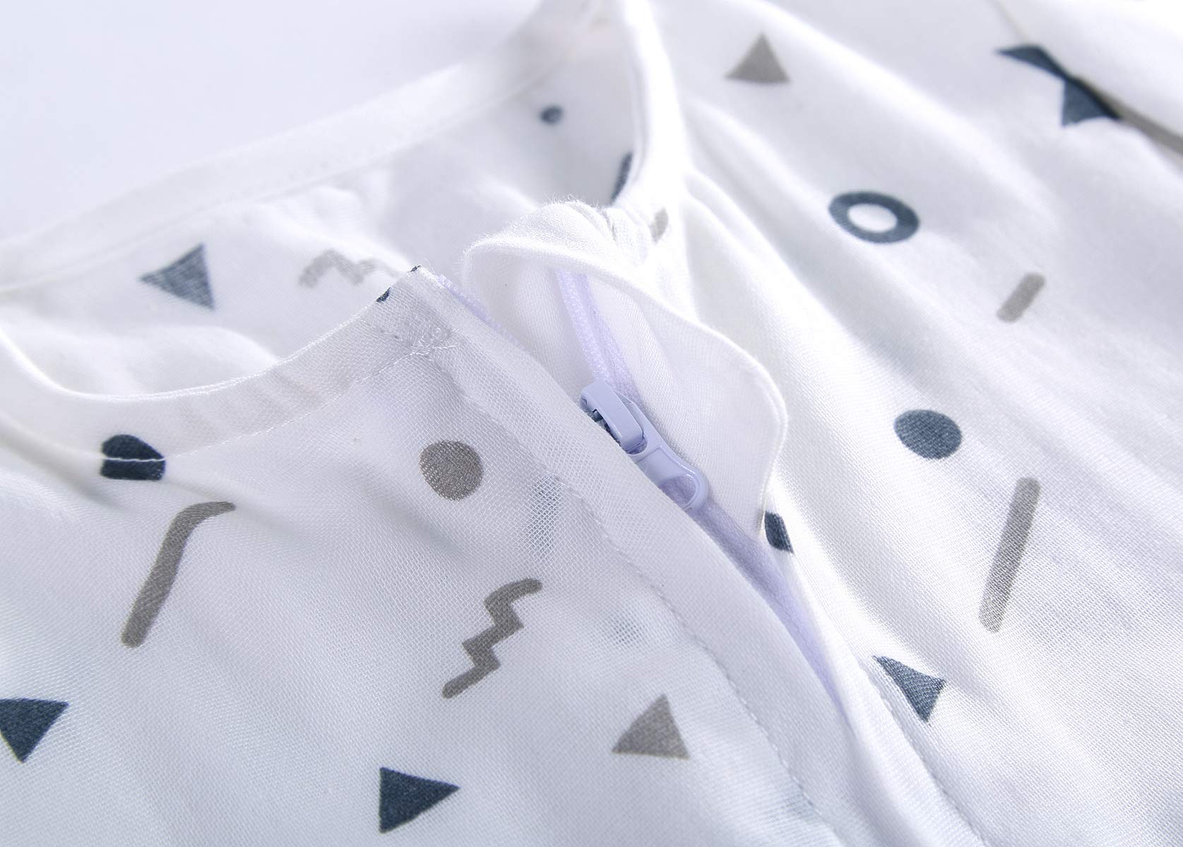 ililmmoe Muslin Original 100% Cotton Sleeping Sack Sleep Bag with Legs Baby Wearable Blankets Long Sleeves 1-4T Star/L
