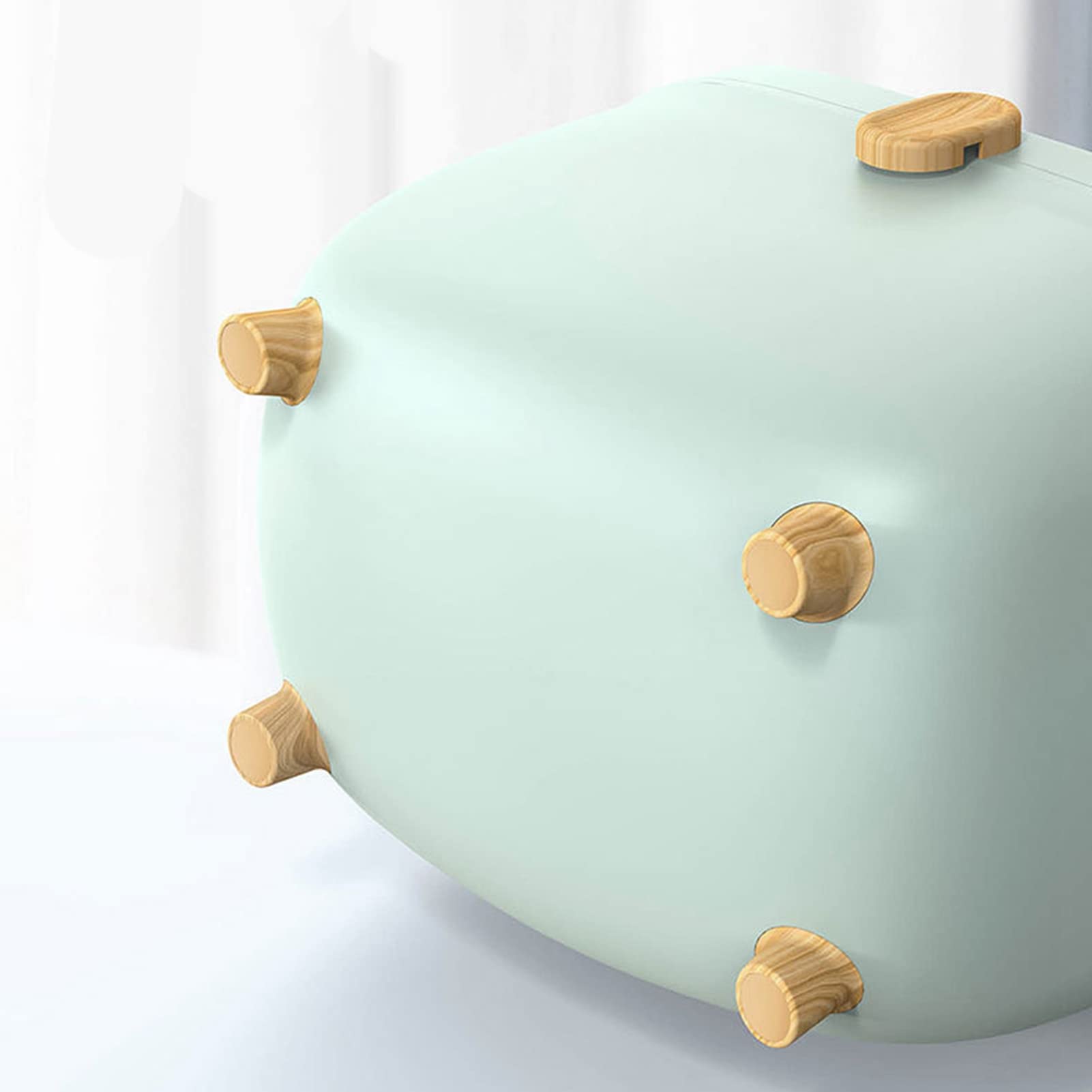BigKing Oval Medicine Storage Box, Plastic Medicine Storage Box Oval Double Layers Multi Grid Large Capacity Medical Box Organizer for Home Dorm(Light fir Green)