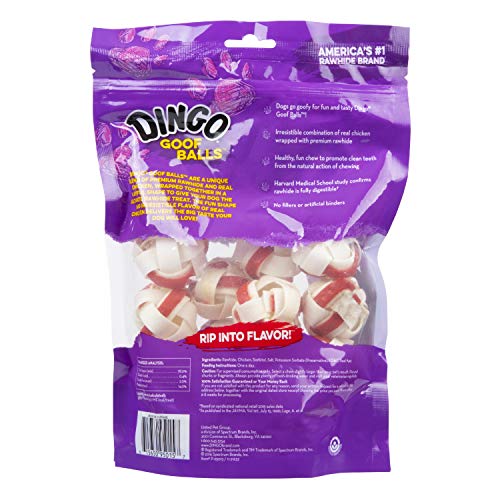 Dingo Goofballs Chicken & Rawhide Chews