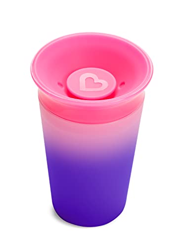MunchkinÂŽ MiracleÂŽ 360 Color Changing, Plastic, Sippy Cup, 9 Ounce, Pink