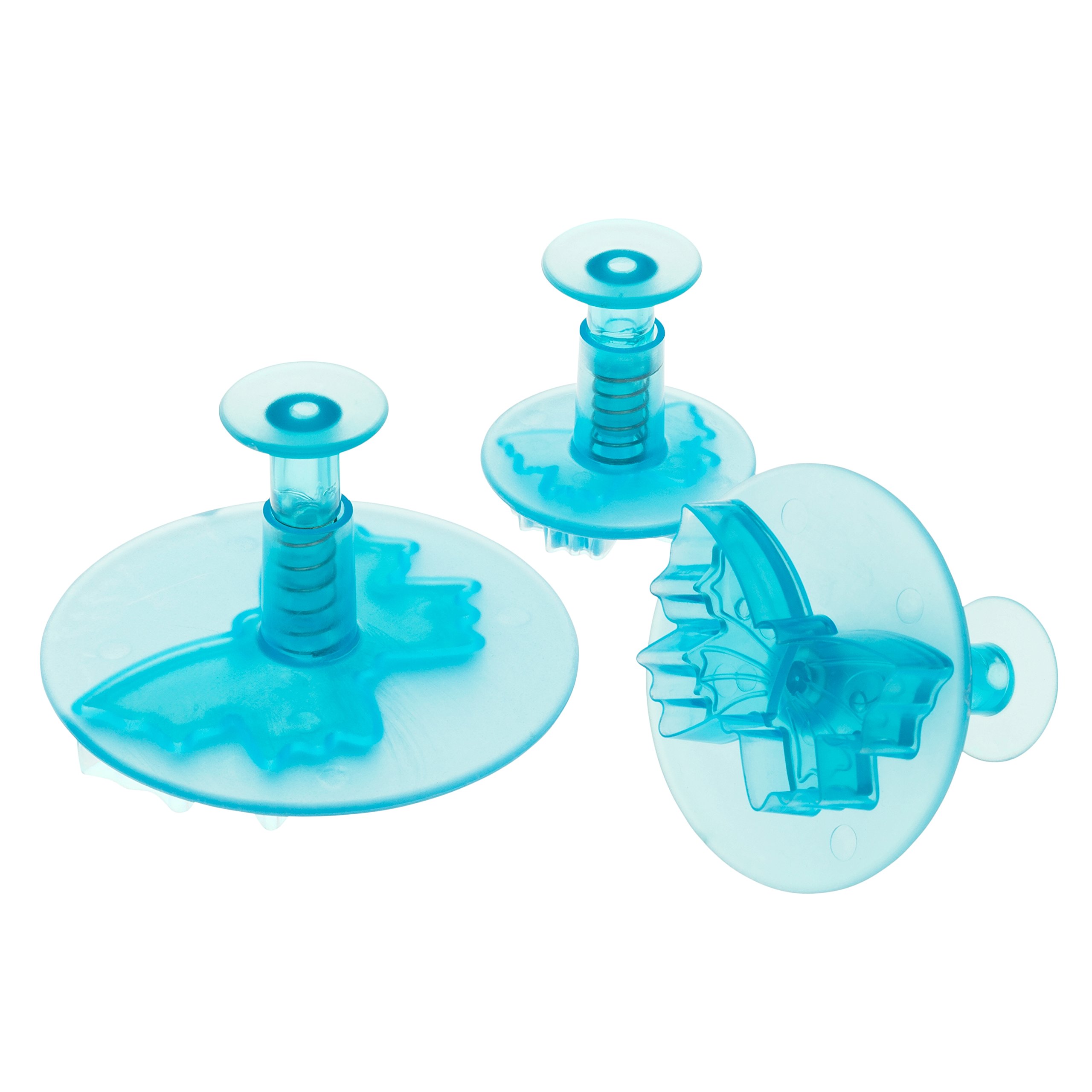 Ateco Butterfly Sugar Paste Cutters with Plunger, Graduated 3 Piece Set
