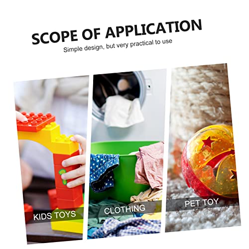 Abaodam 2 Pcs Pet Toy Basket Fabric Bins Toys Storage Organizer Organization and Storage Closet Woven Laundry Basket with Lid Home Storage Organizer Oxford Cloth Shelf Baby Clothing