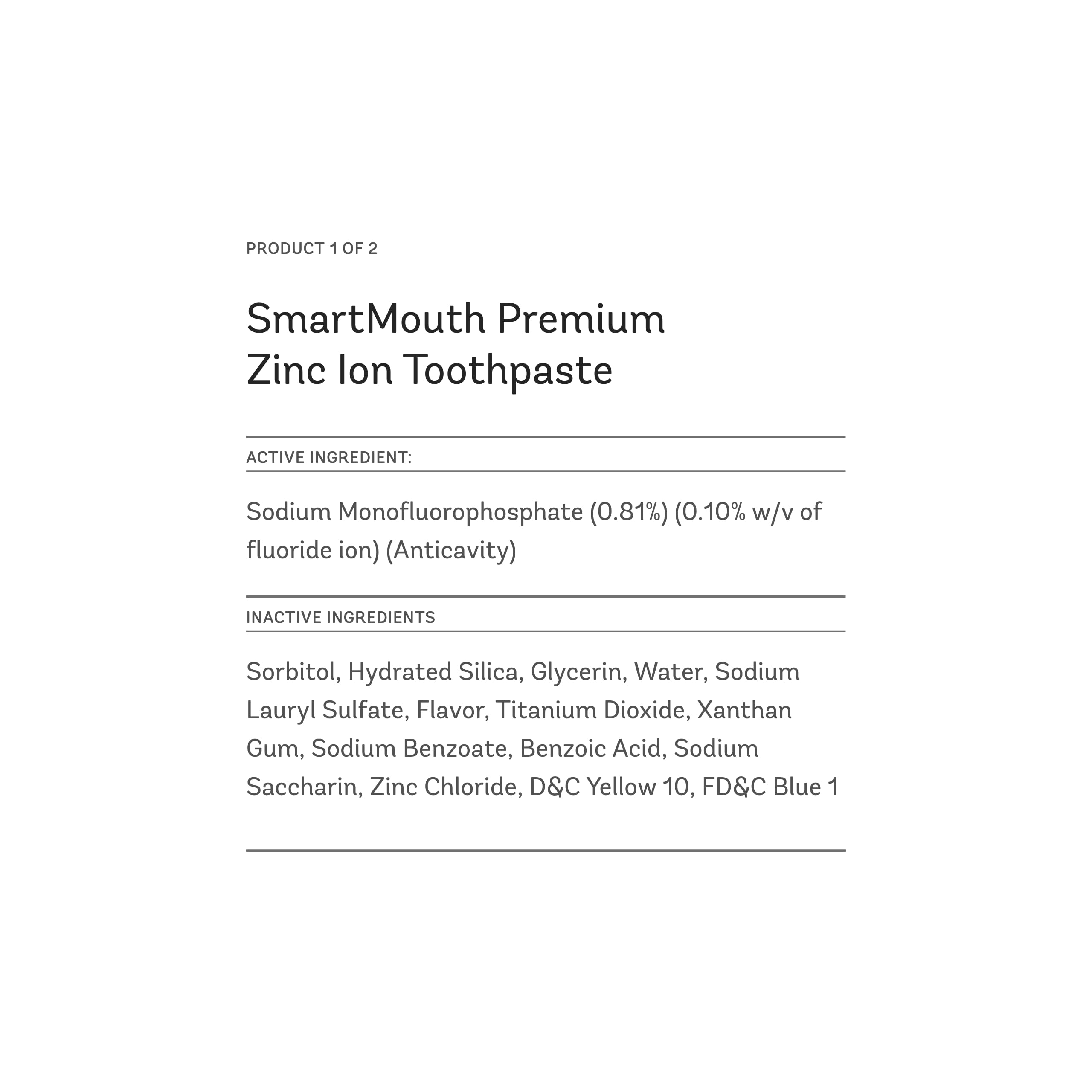 SmartMouth TSA Approved Travel Toothpaste & Oral Rinse - SmartMouth Original Activated Oral Rinse Packs & Travel Size Premium Toothpaste, 3.4 Ounce