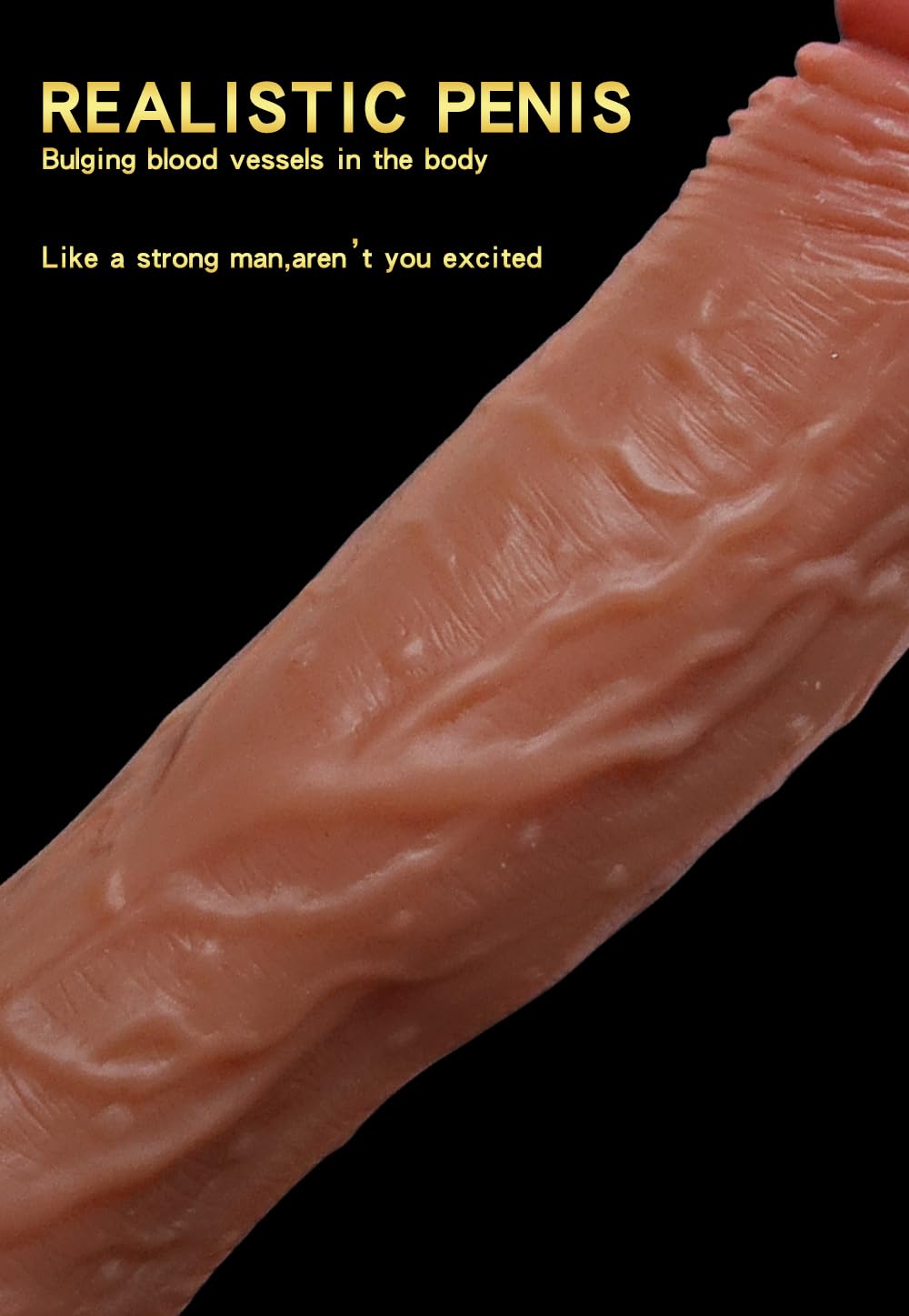 9.2 inches Hidden Packing Silicone Suction Cup Realistic Classic Dick Wand with Strong Suction Cups for Men and Women or Men's and Women's Games-13
