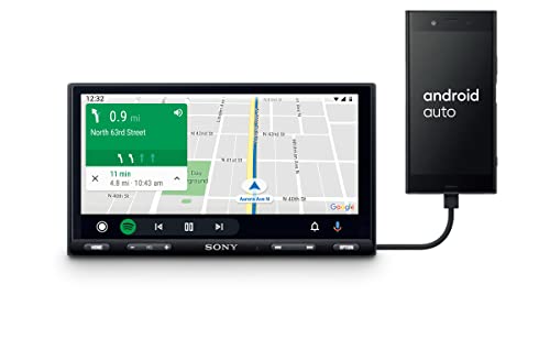 Sony XAVAX5500 6.95"7β Apple Car Play, Android Auto, Media Receiver with Bluetooth and WebLink Compatible