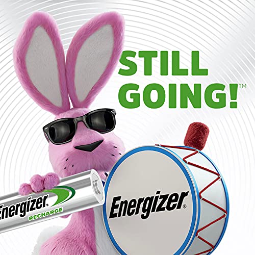 Energizer Rechargeable AAA Batteries, Recharge Universal Triple A Battery Pre-Charged, 8 Count