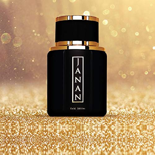 IMOSTY Junaid Jamshed Janan Gold for Men EDP - Eau De Parfum 100ML (3.4oz) | Arabian Perfumery | Fragrance with Citrusy Top Notes of Bergamot Over Base Notes of Musk & Amber | Everyday Essential