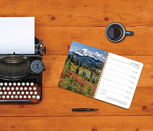 America's National Parks Weekly Engagement Calendar 2023, Planner 6.5" x 8.5" Spiral Bound