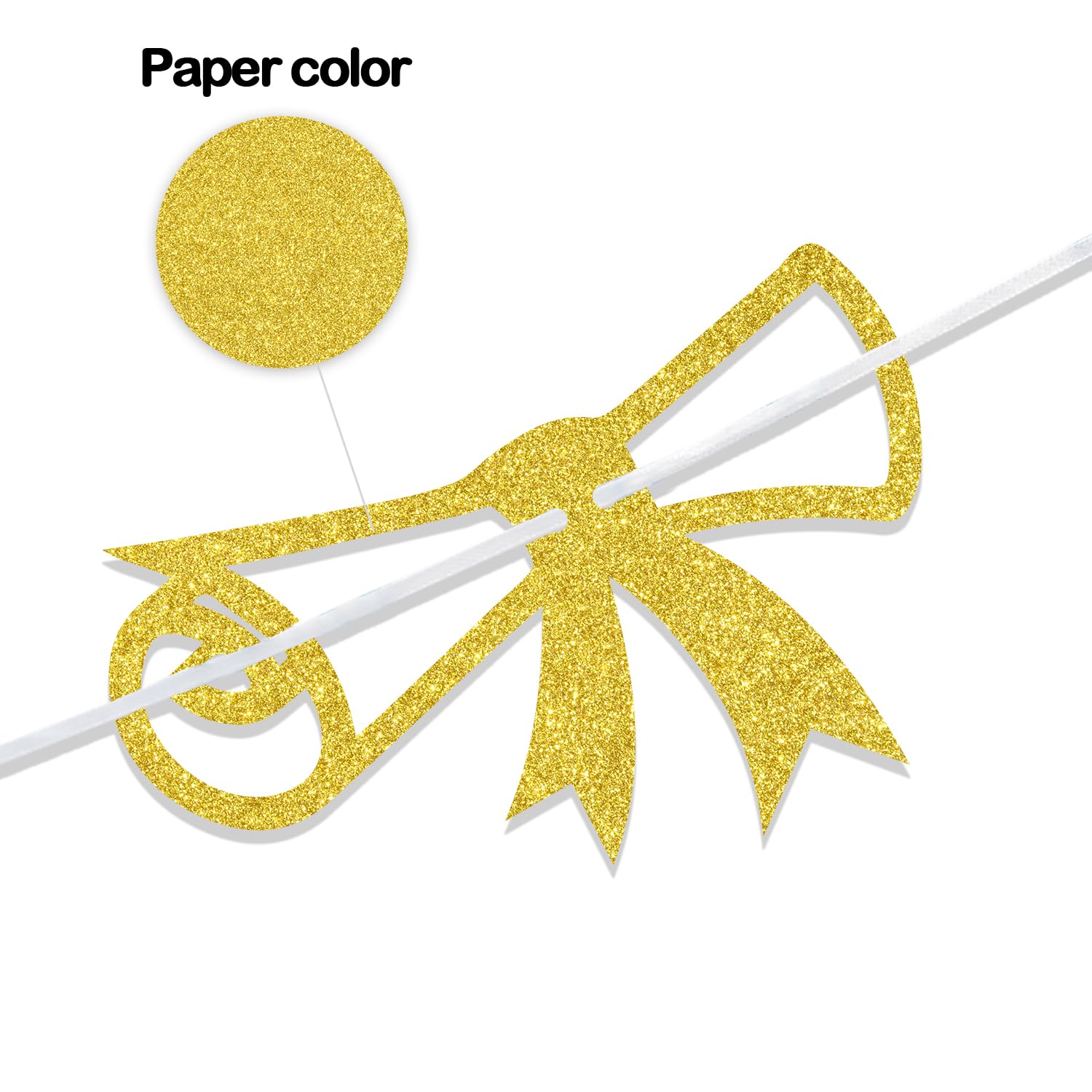 Gold Glitter It's Giving Master Banner, Happy Master's Degree/Mastered It/Mastered 2025, 2025 Graduation Party Decorations Supplies
