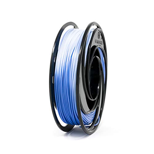 Gizmo Dorks ABS Filament 1.75mm 200g for 3D Printers, Heat Color Change Blue to White