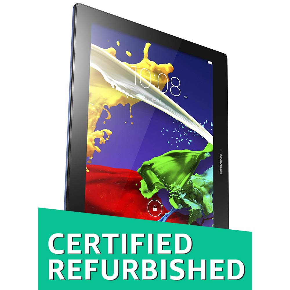 Lenovo TAB2 A10 - 10.1in Tablet (ARM Cortex A53 Quad-Core, FHD IPS, 2GB SDRAM, 16GB SSD, Android 4.4 KitKat) ZA000001US (Renewed)