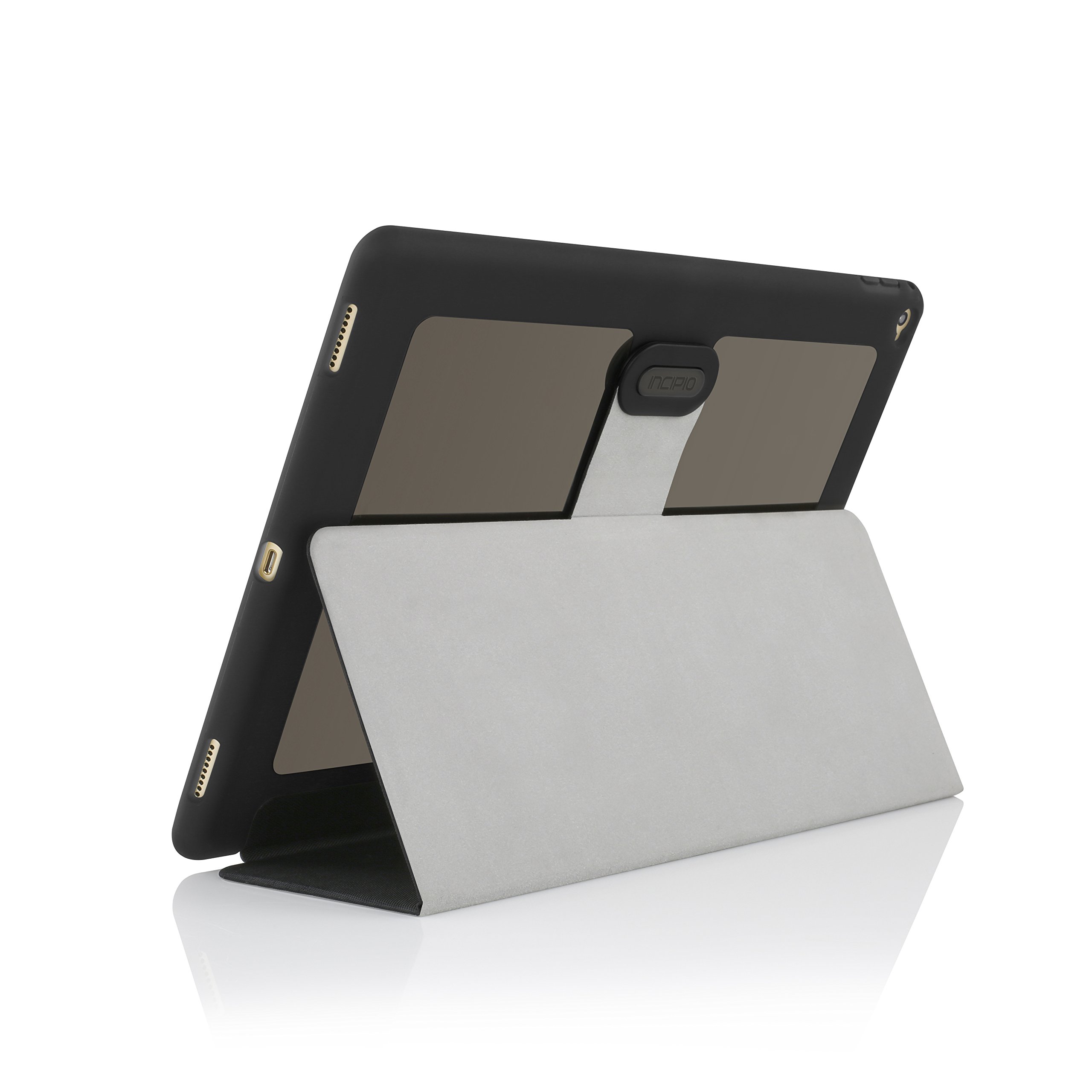 Incipio iPad Pro Case, Clarion iPad Pro Ultra-Thin Slim Fit with Translucent Folio Fold Rigid Over Closure Shock-Absorbing Cover - Black