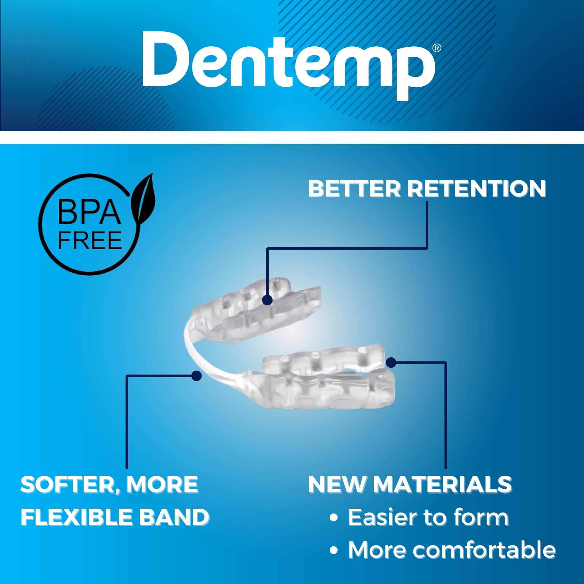 Dentemp Ora-Guard Custom Fit Dental Guard - Bruxism Night Guard for Teeth Grinding - Mouth Guard for Clenching Teeth at Night - Comfortable Mouth Guard for Sleeping - Relieve Soreness in Jaw Muscles…
