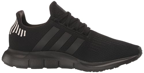 adidas Women's Swift Run Sneaker, Core Black/Core Black/Wonder Quartz, 9