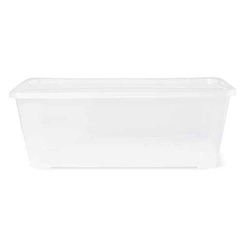 Life Story 5.5Q Rectangular Clear Plastic Protective Storage Shoe Box (72 Pack)