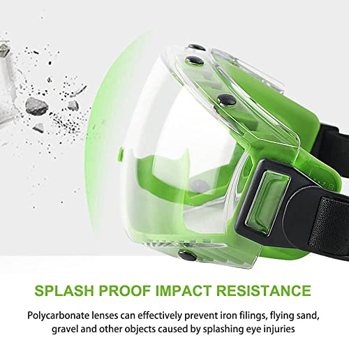 Anti-fog Safety Goggles Clear Anti-dust Lens Anti Scratch UV-Protective Universal Size Protective Eyewear for Men Women Eye Protection Goggles for Nurses, Lab ,Medical,Chemistry,Welding,Construction