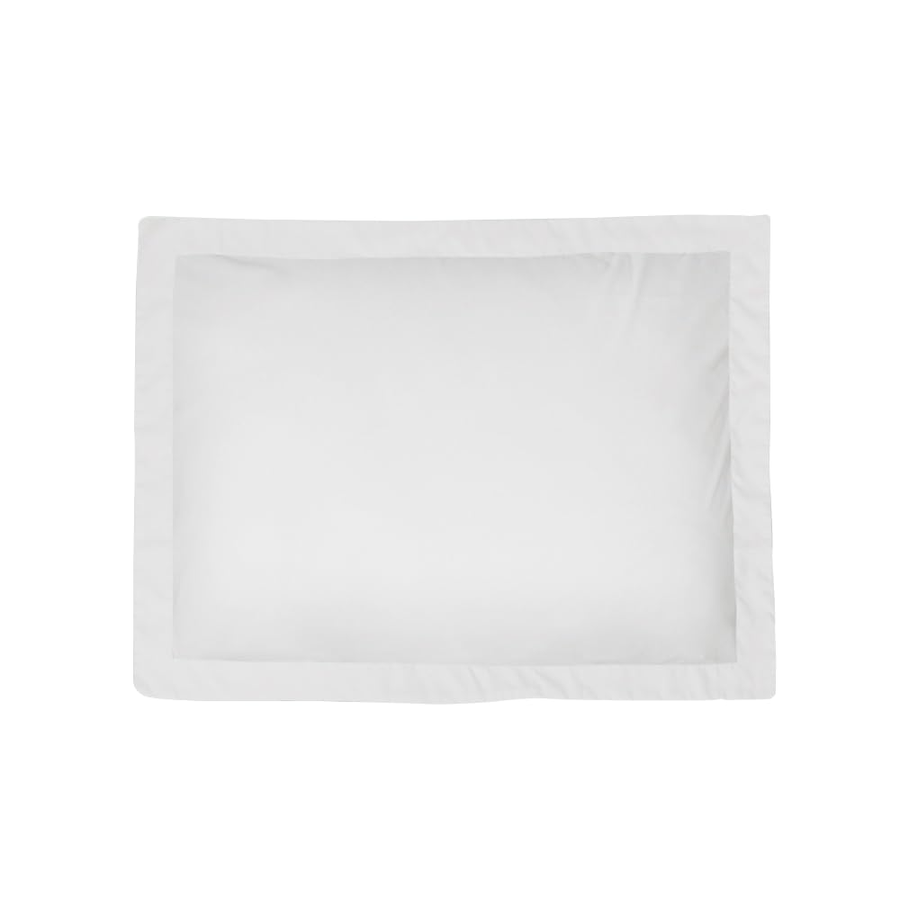 Jennifer Adams 400 Thread Count 3 Piece Cotton Sateen Duvet Cover and Sham Set (Queen/Full, White)