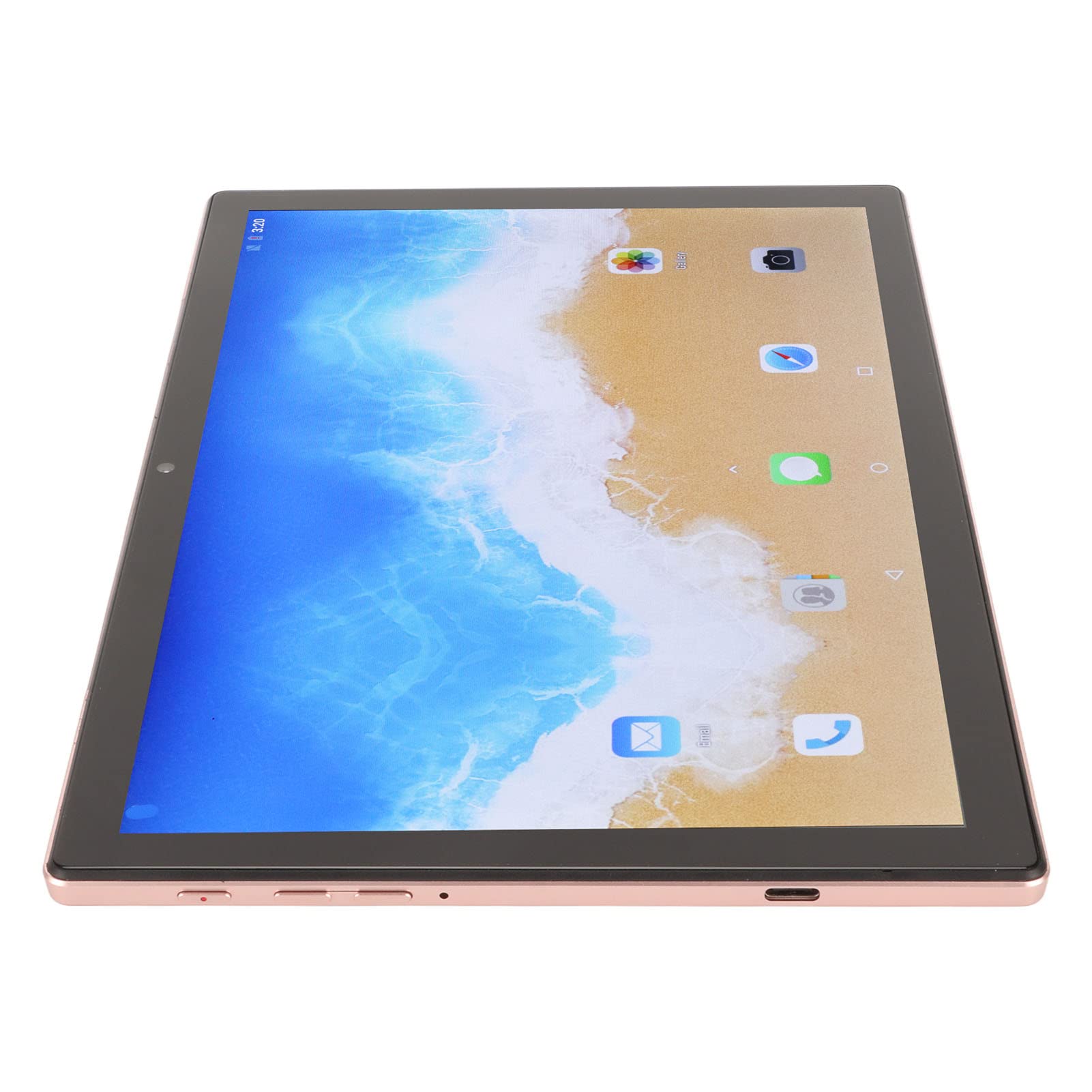 Aqur2020 10.1 Inch Tablet, 8GB RAM 128GB ROM 8MP Front 13MP Rear Dual SIM Dual Standby Tablet for Entertainment (US Plug)
