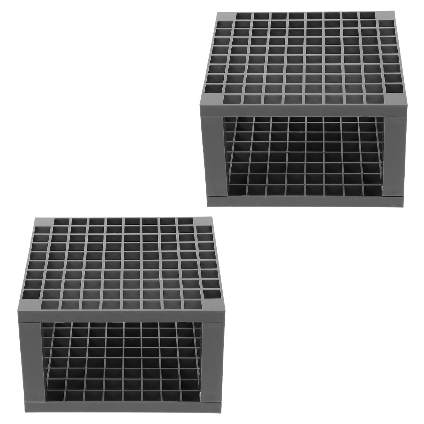 EXCEART Watercolor Brush Pens Set 2PCS Plastic Paint Brush Holder 96 Hole Art Plastic Pencil& Brush Holder Desk Stand Organizer Holding Rack Multi- Bin Art Brush Organizer Desktop Stand