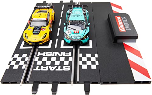 Carrera Evolution 20025240 Super Cars Analog Electric 1:32 Scale Slot Car Racing Track Set - Includes Two 1:32 Scale Cars & Two Dual-Speed Controllers Ages 8+