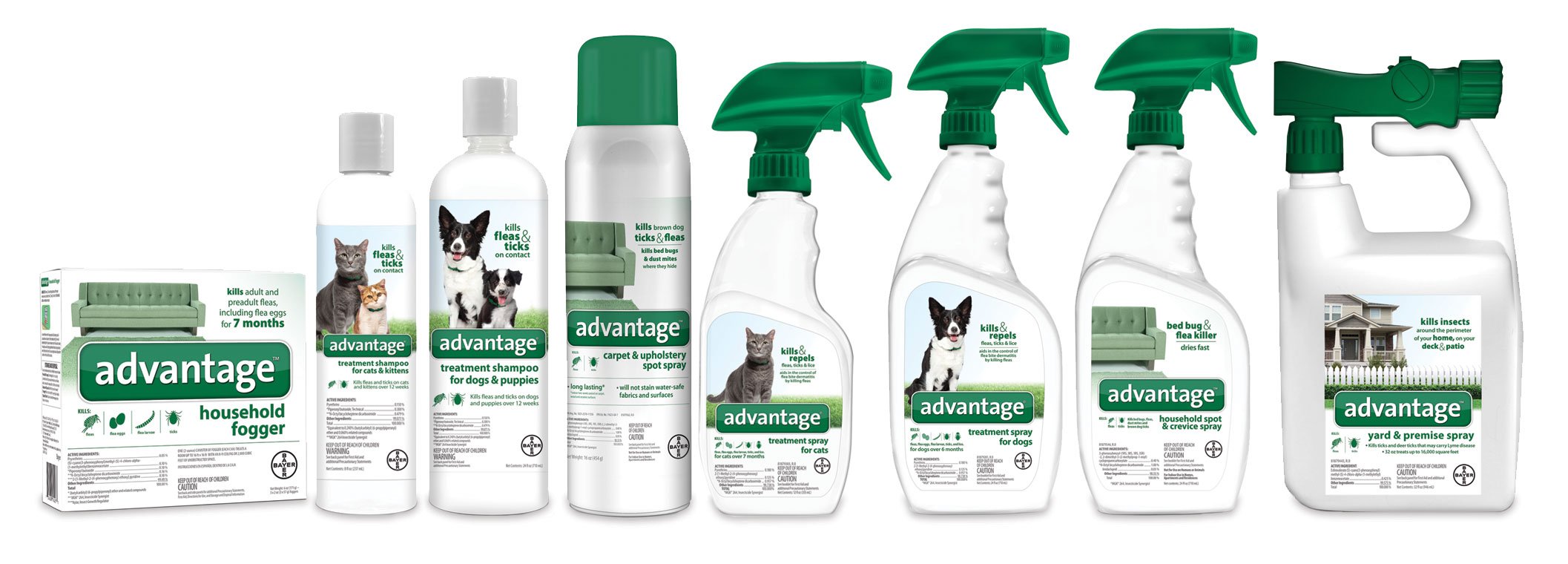Advantage Flea and Tick Treatment Spray for Cats, 12 oz