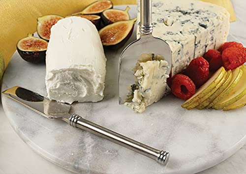 RSVP International EnduranceĀ® Stainless Steel Cheese Knives, Set of 5 | Five Different Blades | Cut & Serve Cheeses in Style | Great for Parties, Events, or Home Use | Dishwasher Safe