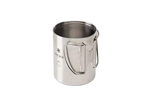 Snow Peak Unisex's MG-213 Stainless Steel Vacuum Double Wall 300 Mug, Silver, 300ml