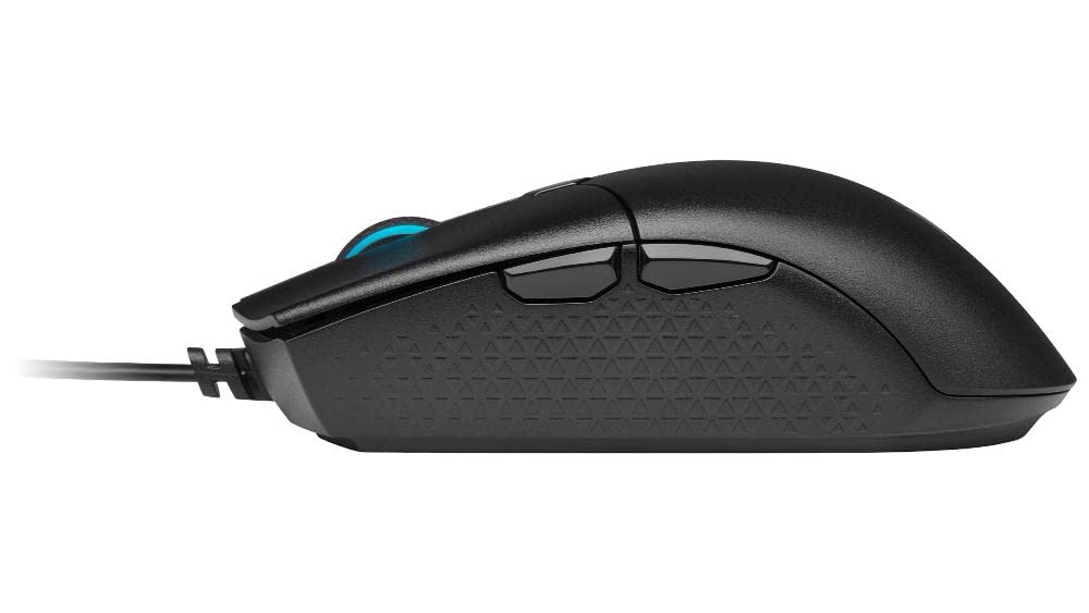 Corsair KATAR PRO Ultra-Light Gaming Mouse - FPS/MOBA Mouse, Symmetric Shape, 12,400 DPI Optical Sensor, 6 Programmable Buttons, Plug-and-Play, RGB Backlighting, for Claw and Fingertip Grips - Black