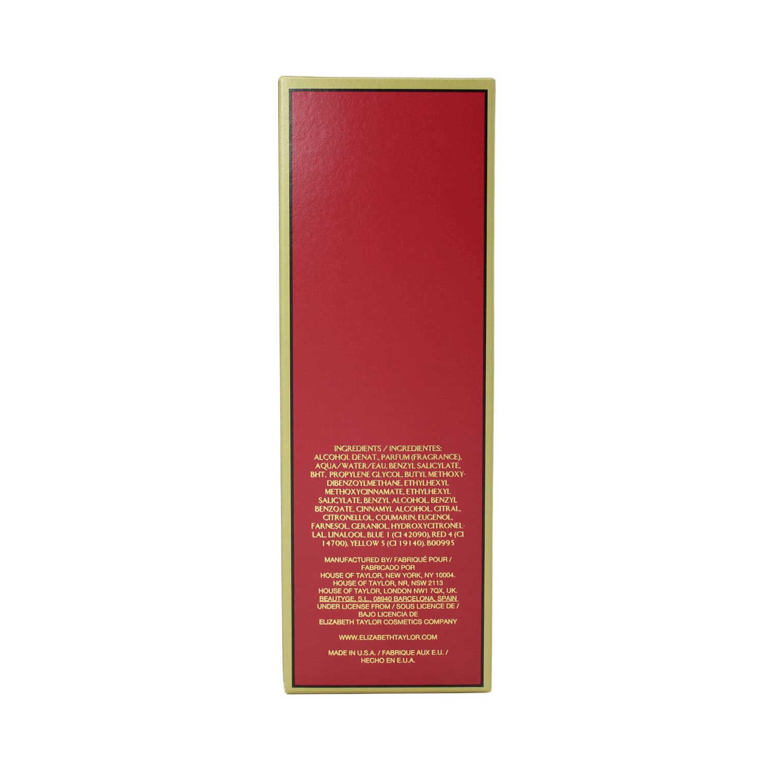 Diamonds & Rubies By Elizabeth Taylor Eau De Toilette Spray 3.4 Oz Women